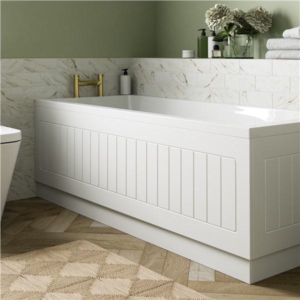 two piece bath panel