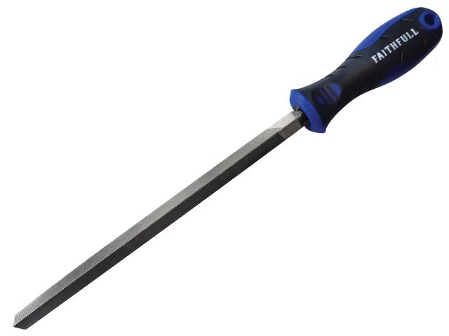 Faithfull Three-Square Second Cut Engineers File 150mm (6in) – Dads Shop