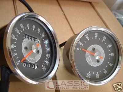 Triumph T120 TR6 Speedo and Rev Counter 1967-1969 | eBay