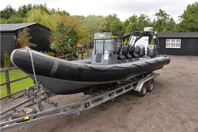 Delta Rigid Inflatable Rib Boat 8mtr 2 x Yamaha 150hp Outboard Engine ...
