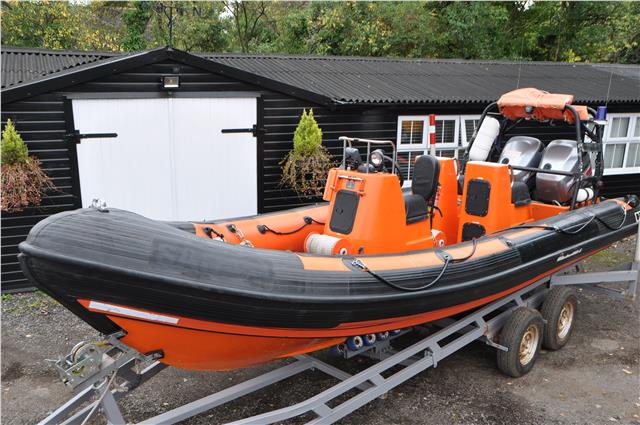 Delta Rigid Inflatable Boat 6.8 meter X Range with Twin 90hp Engines ...