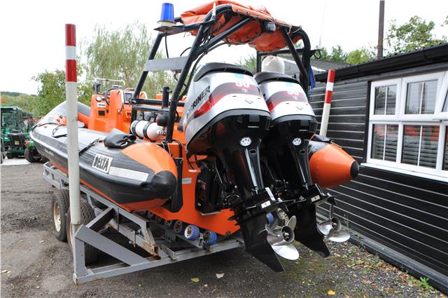 Delta Rigid Inflatable Boat 6.8 meter X Range with Twin 90hp Engines ...