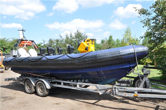 Halmatic Artic 22 Rigid Hull Inflatable Rib Boat Twin 130hp E-tec – KS ...
