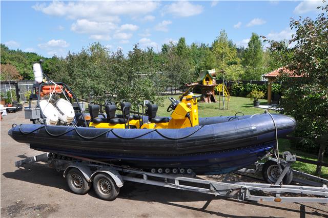Halmatic Artic 22 Rigid Hull Inflatable Rib Boat Twin 130hp E-tec – KS ...