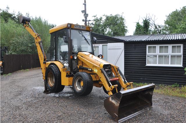 2005 Lewis Badger 2 Backhoe Digger with front Loader Excavator 4WD – KS ...