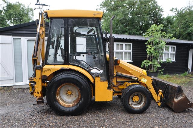 2005 Lewis Badger 2 Backhoe Digger with front Loader Excavator 4WD – KS ...