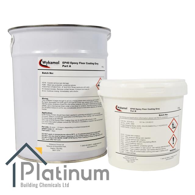 EP40 Two Part Epoxy Resin System | PRIMER / FINISH COAT | Damp Proof ...