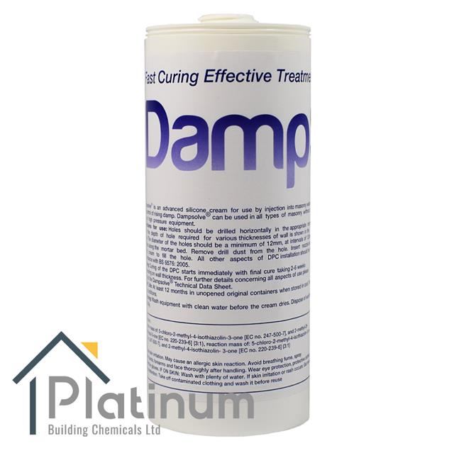 DAMPSOLVE Damp Proof Injection Cream 1 x 1L | DPC Course Rising Damp ...