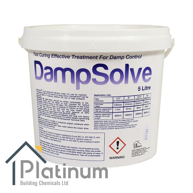 DAMPSOLVE Damp Proof Injection Cream 5 Litre | DPC Course Rising Damp ...
