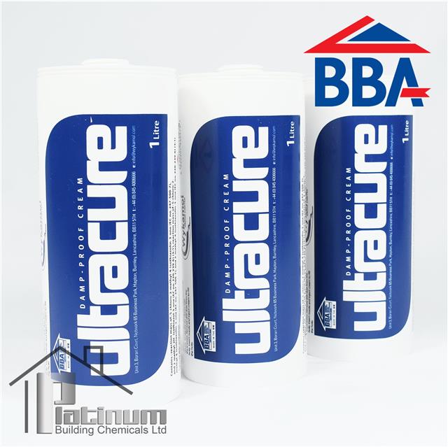 ULTRACURE DPC Injection Cream 3 x 1L | Damp Proof Course Rising Damp ...