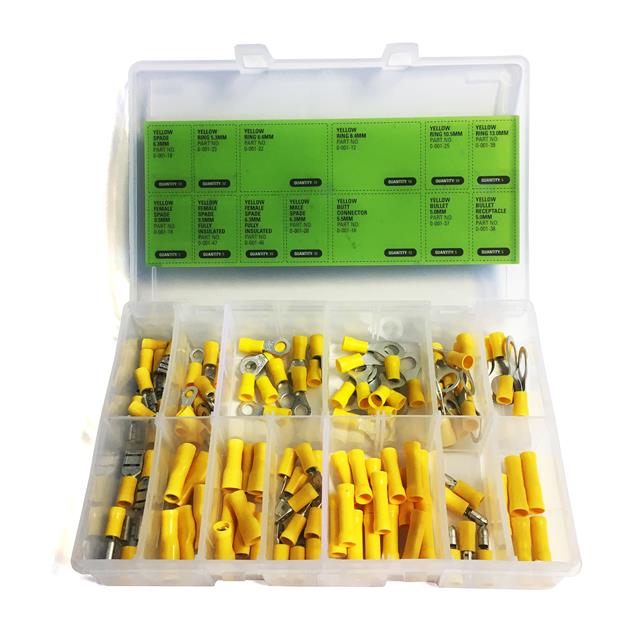 Durite Assorted Pre Insulated Yellow 3 - 6mm Crimp On Terminals Kit - 0 ...
