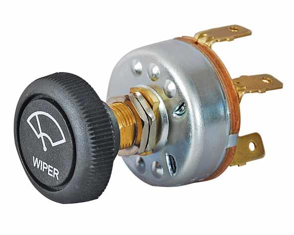 Durite 12V 10A Rotary 2 Speed Wiper Switch For Plant, Classic & Kit Car ...