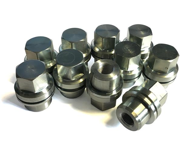 Defender, Discovery 1 & Range Rover Classic 27mm Alloy Wheel Nuts x10 ...