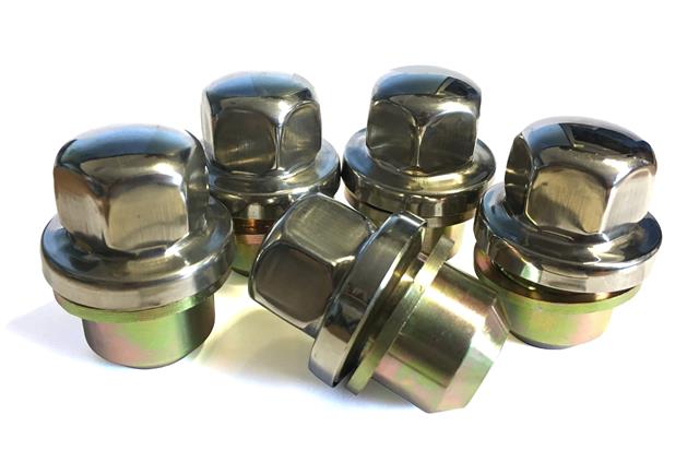 Land Rover 27mm Alloy Wheel Nuts Defender Discovery Range Rover x5 ...