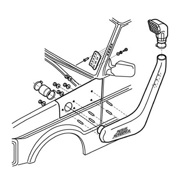 Raised Air Intakes Archives | RST Landrovers