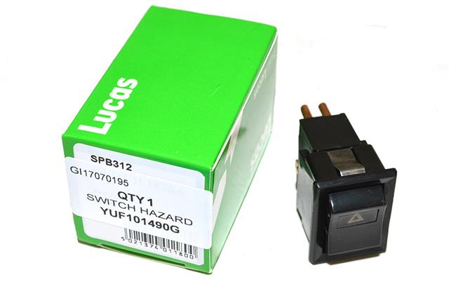 Lucas Defender Hazard Switch (To 2002) - YUF101490 | RST Landrovers