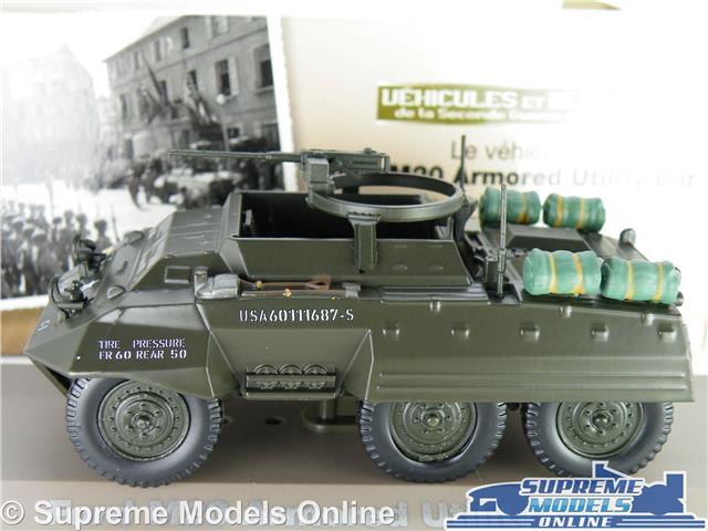 FORD M20 ARMOURED CAR MODEL TANK 1:43 SCALE MILITARY ARMY GREEN ATLAS ...
