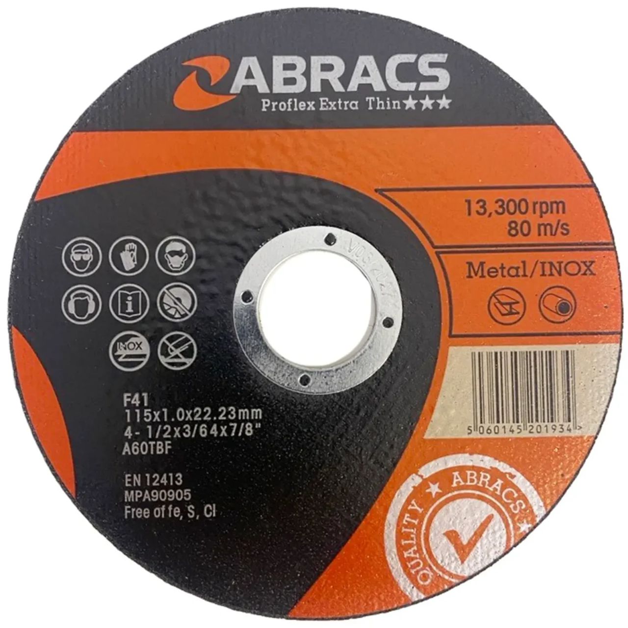 Metal Cutting Disc 115mm x 1mm - Timbermills