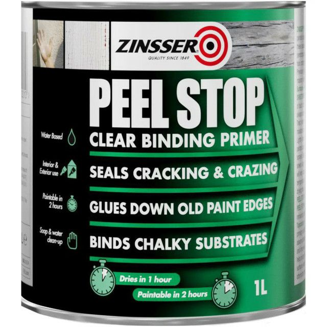 Zinsser Peel Stop Clear 1Ltr - Timbermills