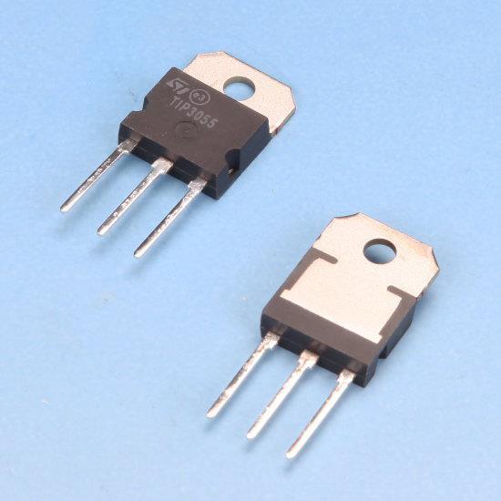 TIP3055 NPN Bipolar Transistor, 15A 60V 90W, 3-Pin TO-218 Power Supply ...