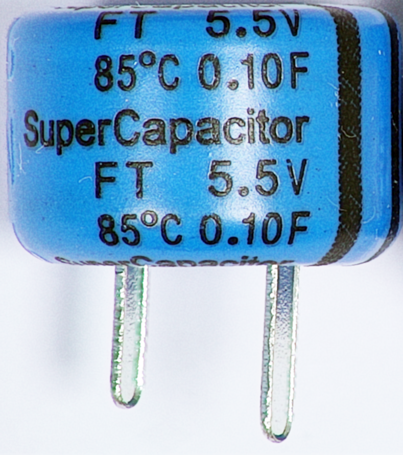 1 x KEMET 0.1F Supercapacitor Supercap FT Series 5.5V DC Memory backup ...