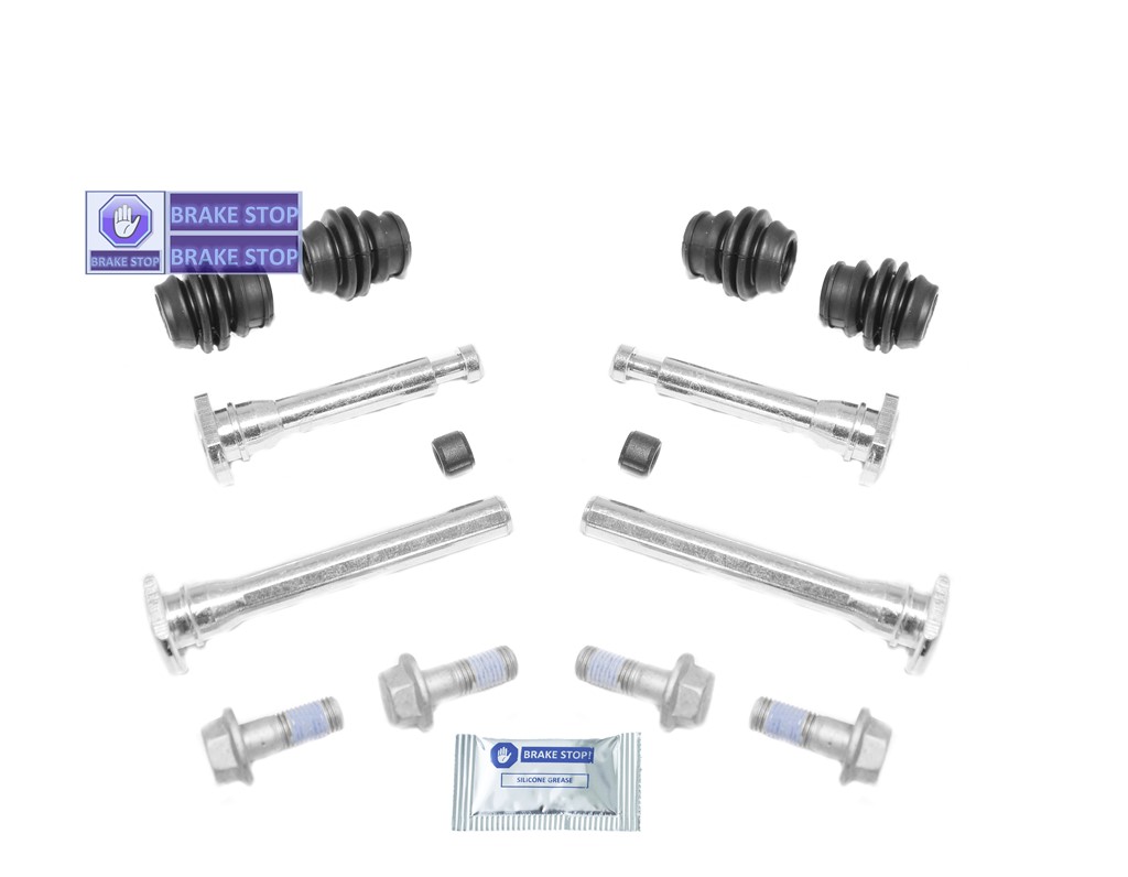 2x FRONT BRAKE CALIPER GUIDE SLIDER PIN KIT Fits Nissan Qashqai 2007 ...